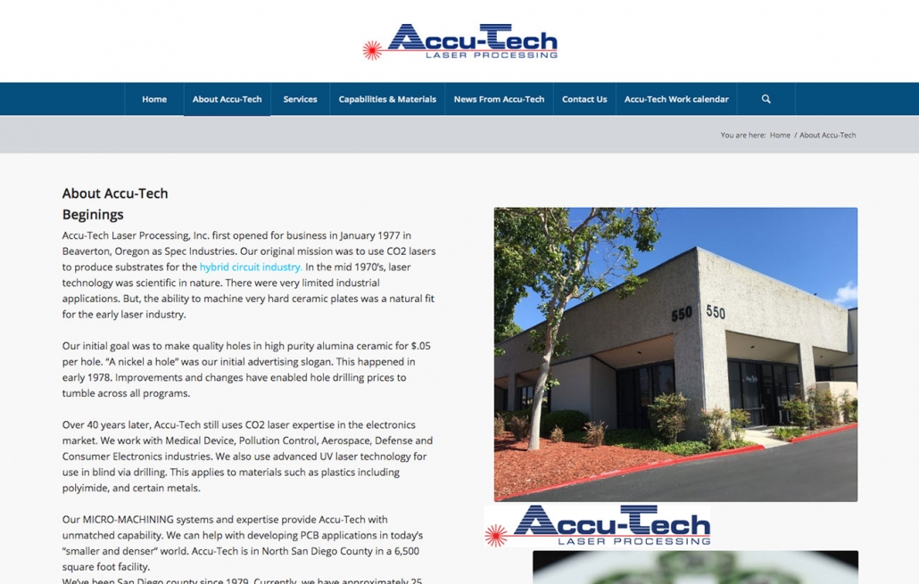 Accu-Tech Laser – Rogol Creative Associates